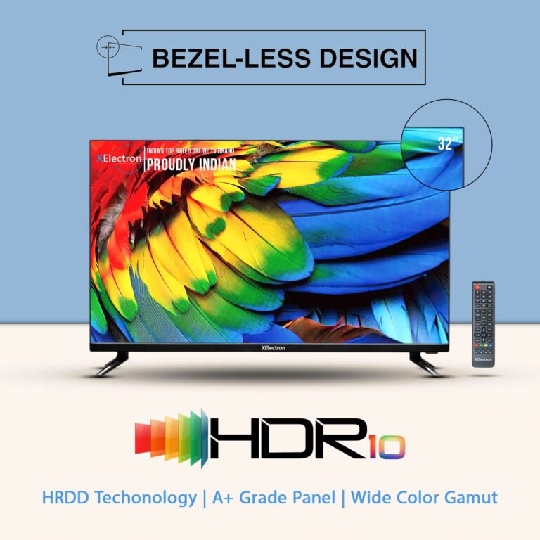 XElectron 80 cm (32 inches) Slim Bezel HD Ready LED TV with Powerful ...