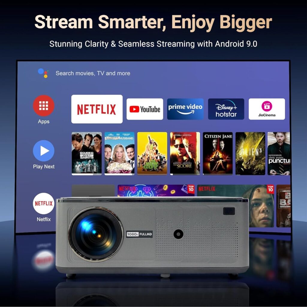 XElectron iProjector 1 Plus Digital Focus Auto Keystone Smart Projector ...